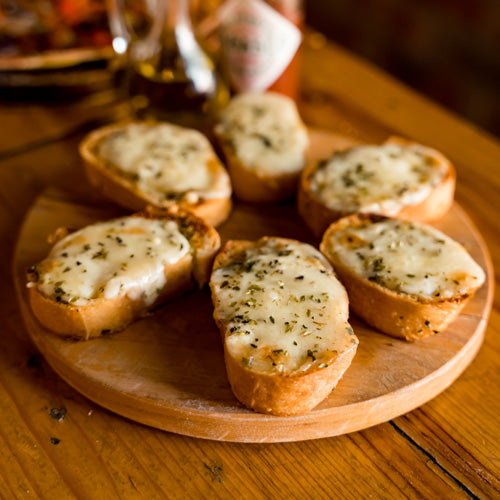 Pan al Ajo & Mozzarella – La Caleta Pizzas y Pastas